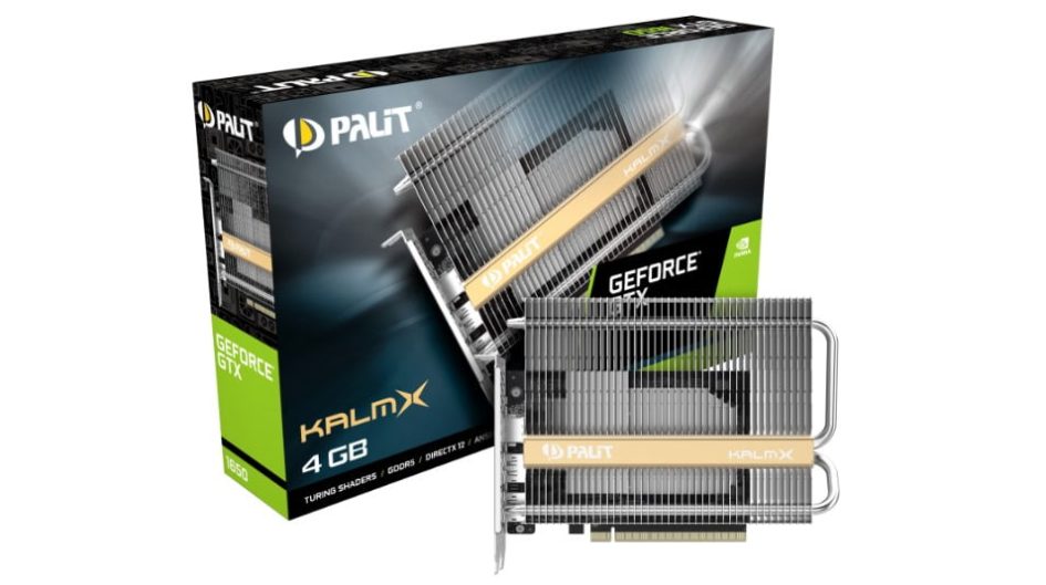 Palit GeForce GTX 1650 KalmX, a new fanless discrete GPU