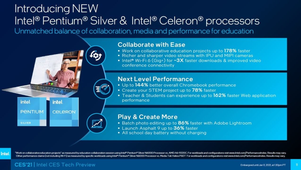 Intel Jasper Lake the basis for the new low consumption Pentium and ...