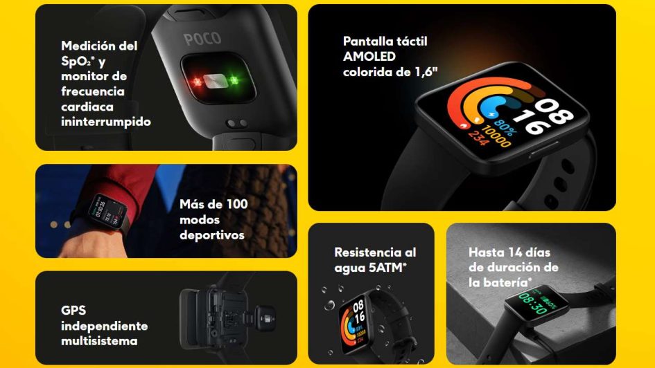 POCO Watch, AMOLED screen and GPS at a groundbreaking price