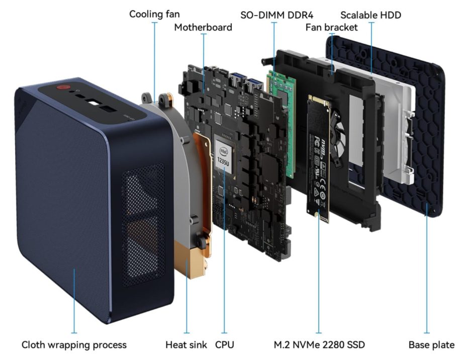 Beelink SEi12 i5-1235U, new mini PC with powerful processor and redesign