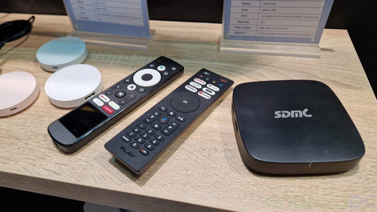SDMC unveils its Amlogic S928X Android TV-Box and self-recharging ...