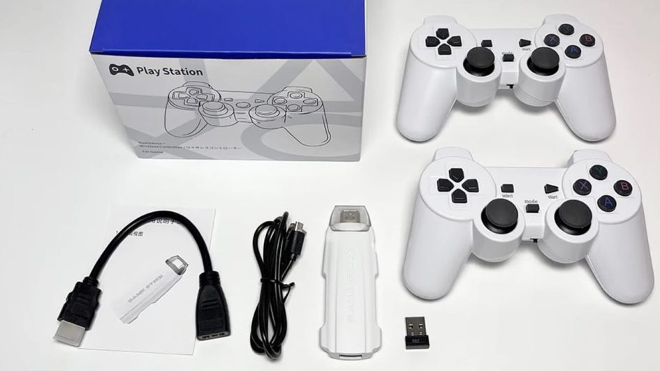 X2 MAX Game Stick another emulation stick with EmuELEC and 2 controllers