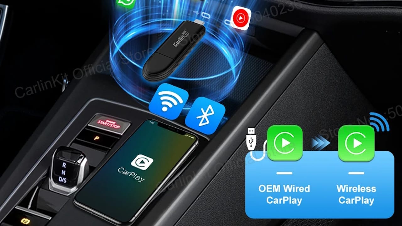 CarPlay Mini X, small wireless stick to connect to your car