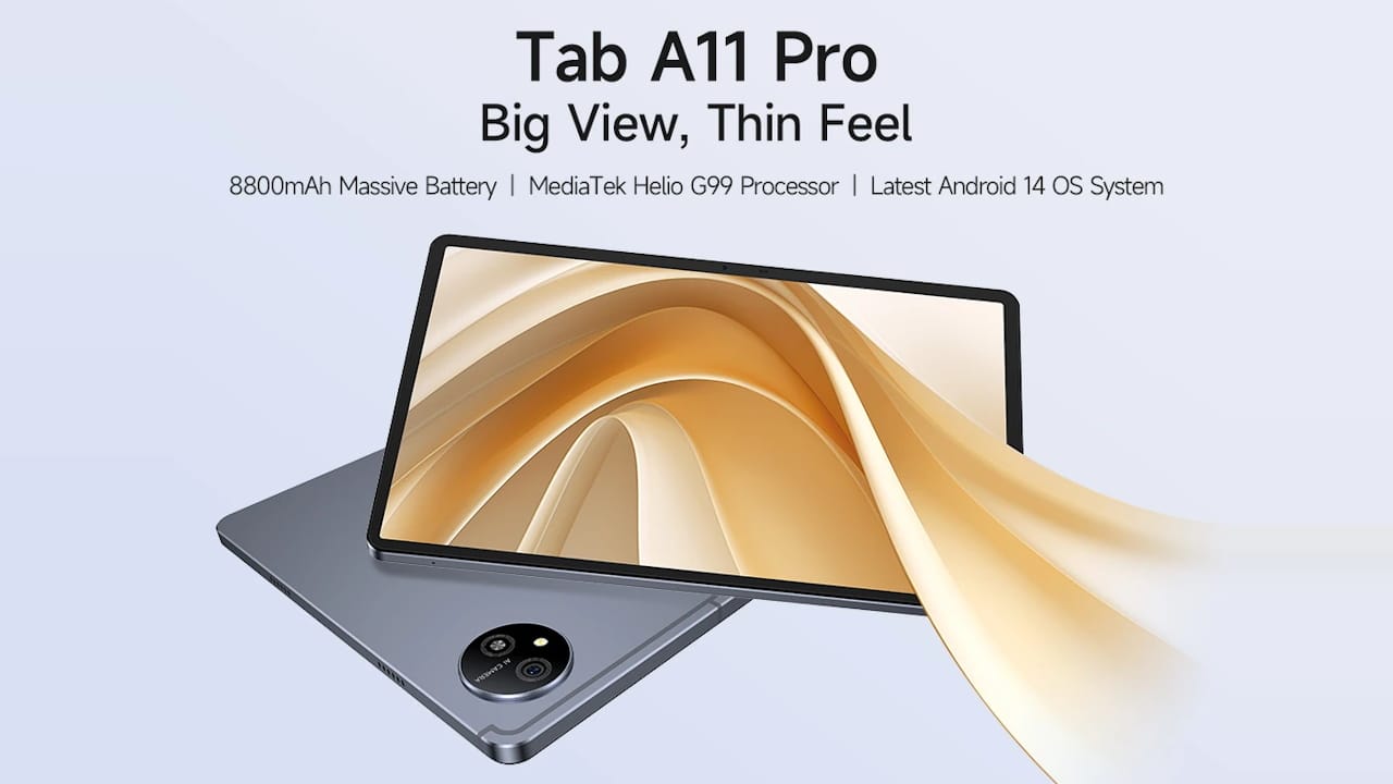Ulefone Tab A11 Pro, new tablet with Helio G99 processor and Android 14