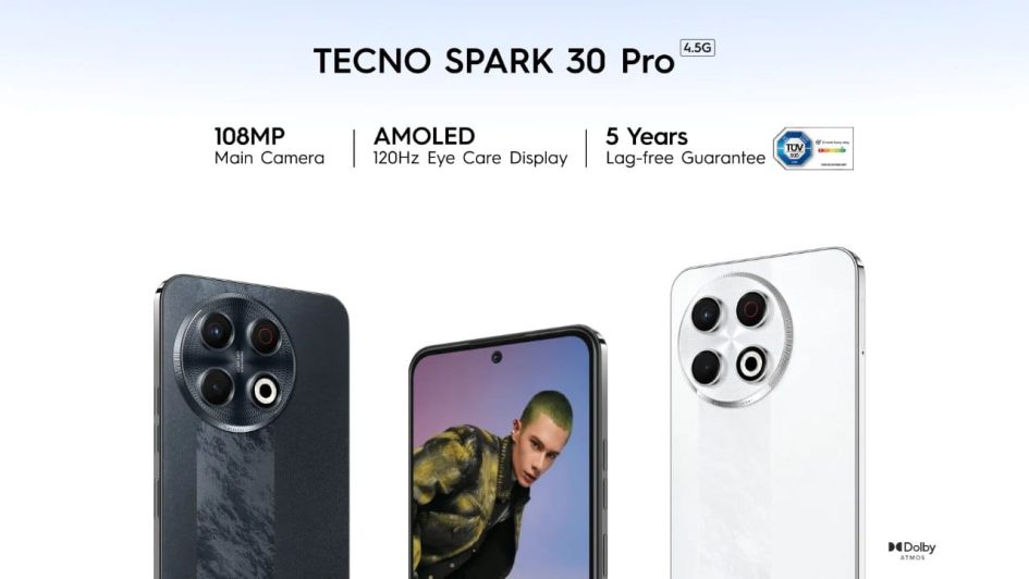 TECNO SPARK 30 Pro, new slim mid-range with 108 MP camera