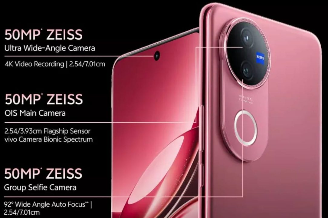 Vivo V50, a high-end device armed with 3 ZEISS 50 MP cameras