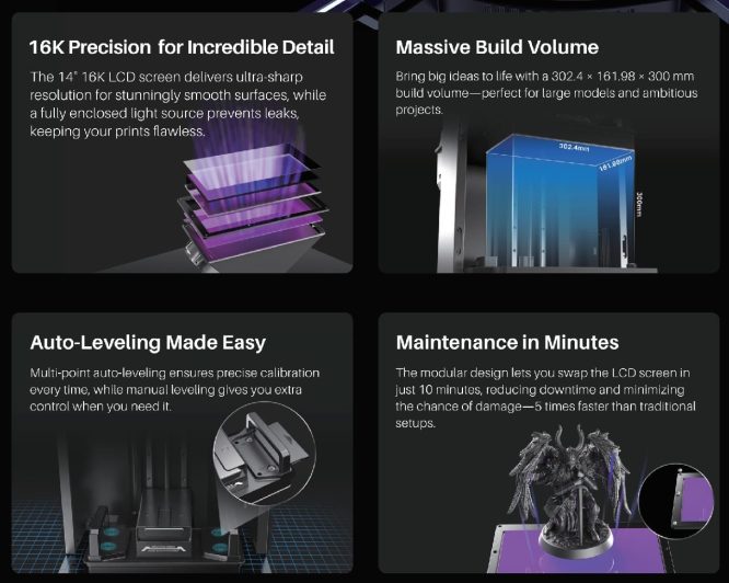 Elegoo Jupiter 2, new Large Format Resin 3D Printer