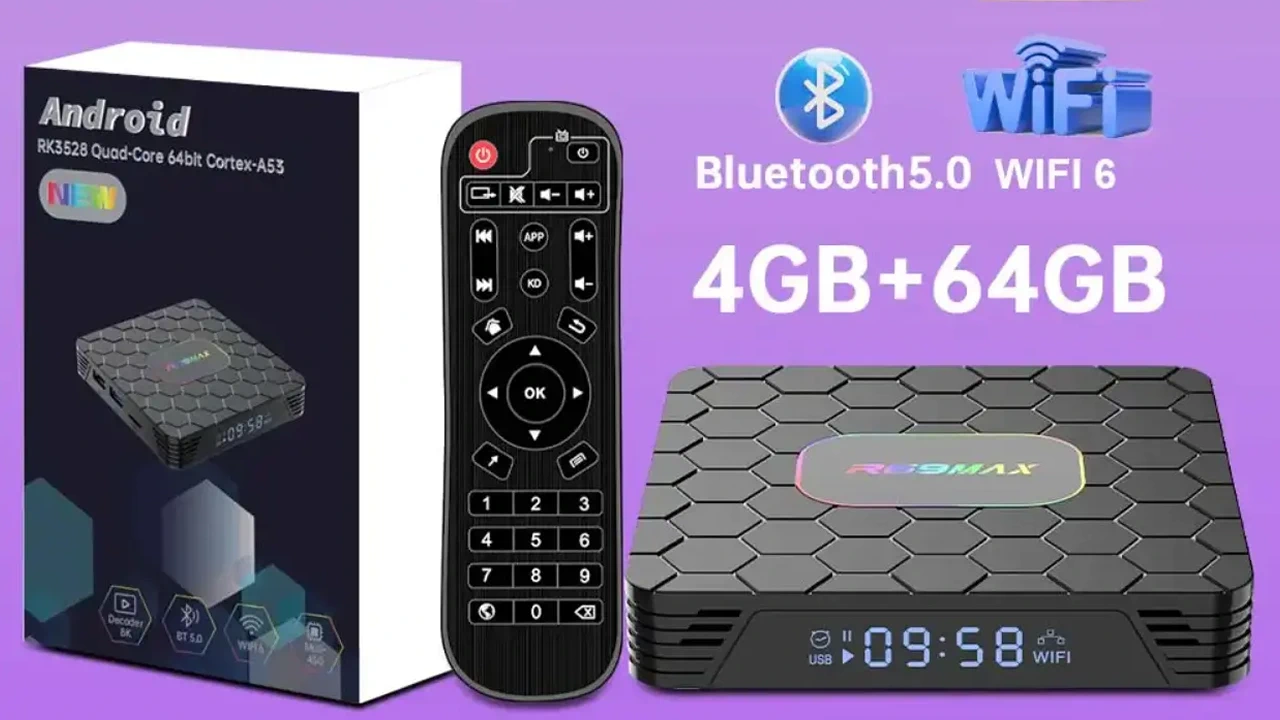 R69 Max, affordable Box with Android 14 and WiFi 6